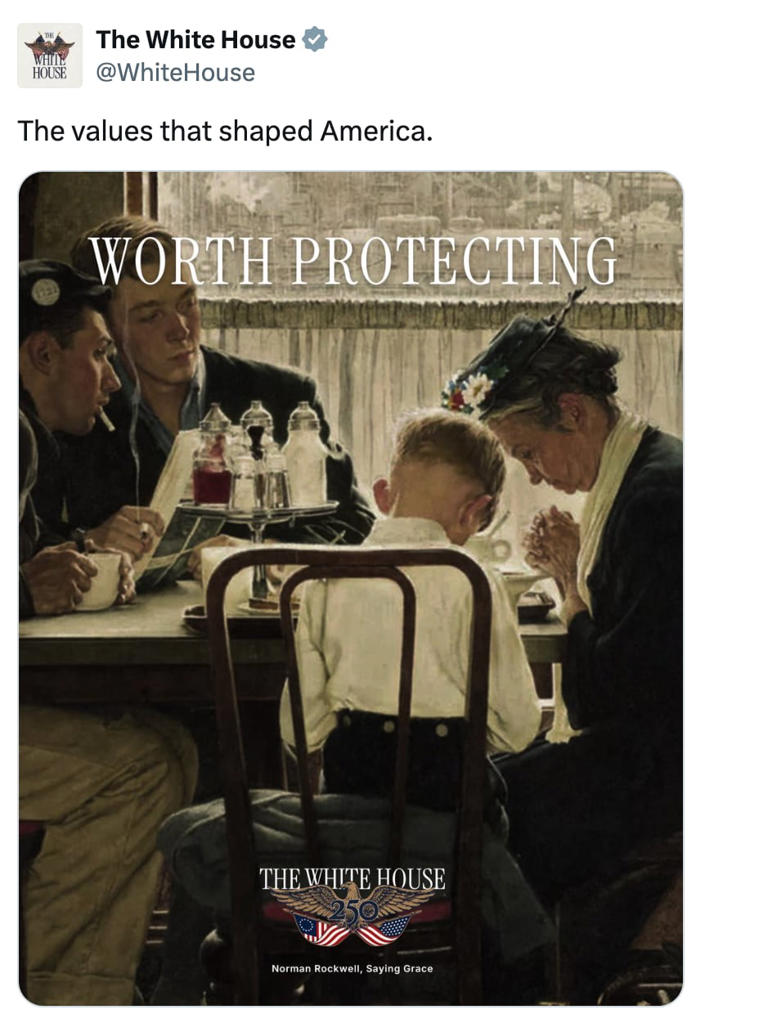 Norman Rockwell family criticizes White House use of painting