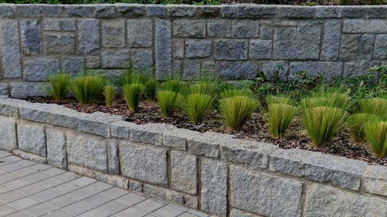 Not brick, not concrete: The retaining wall material that looks good ...