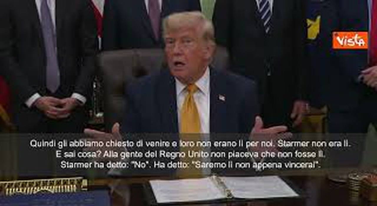 Trump: Trump: L'Italia si è comportata molto male. Noi abbiamo speso ...