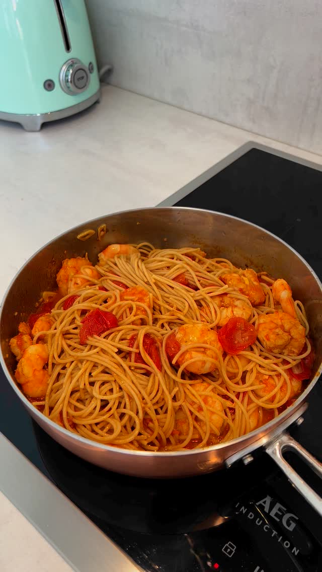 Receita rápida de massa de camarão para o dia a dia