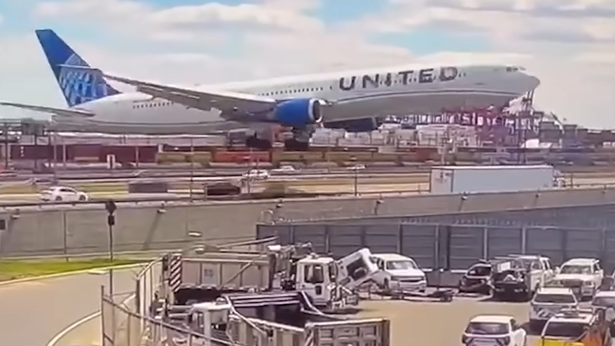A Boeing 767 smashed into a truck but that was only the beginning