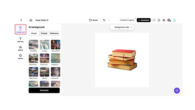 Creating engaging online course visuals with AI-generated backgrounds ...