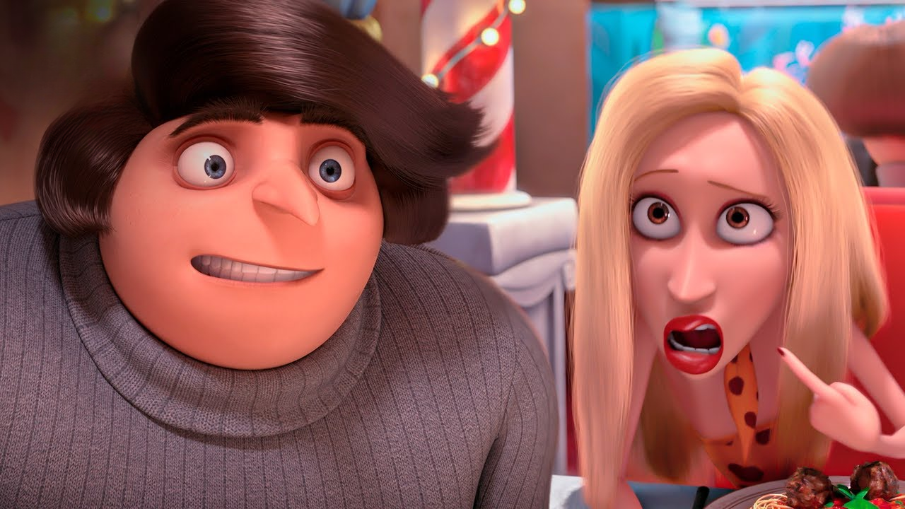 Lucy saves Gru from a disastrous blind date with Shannon – Despicable Me 2