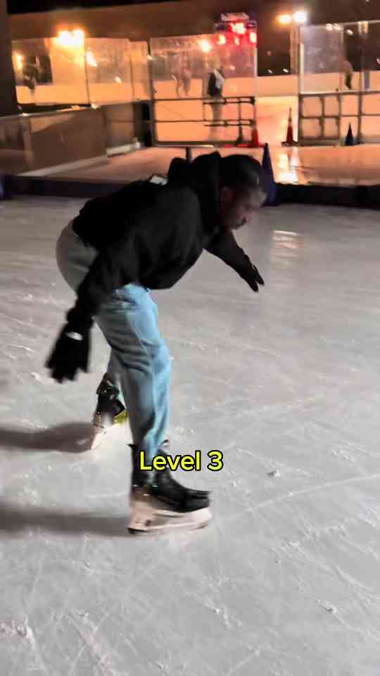 What is your ice skating stop level