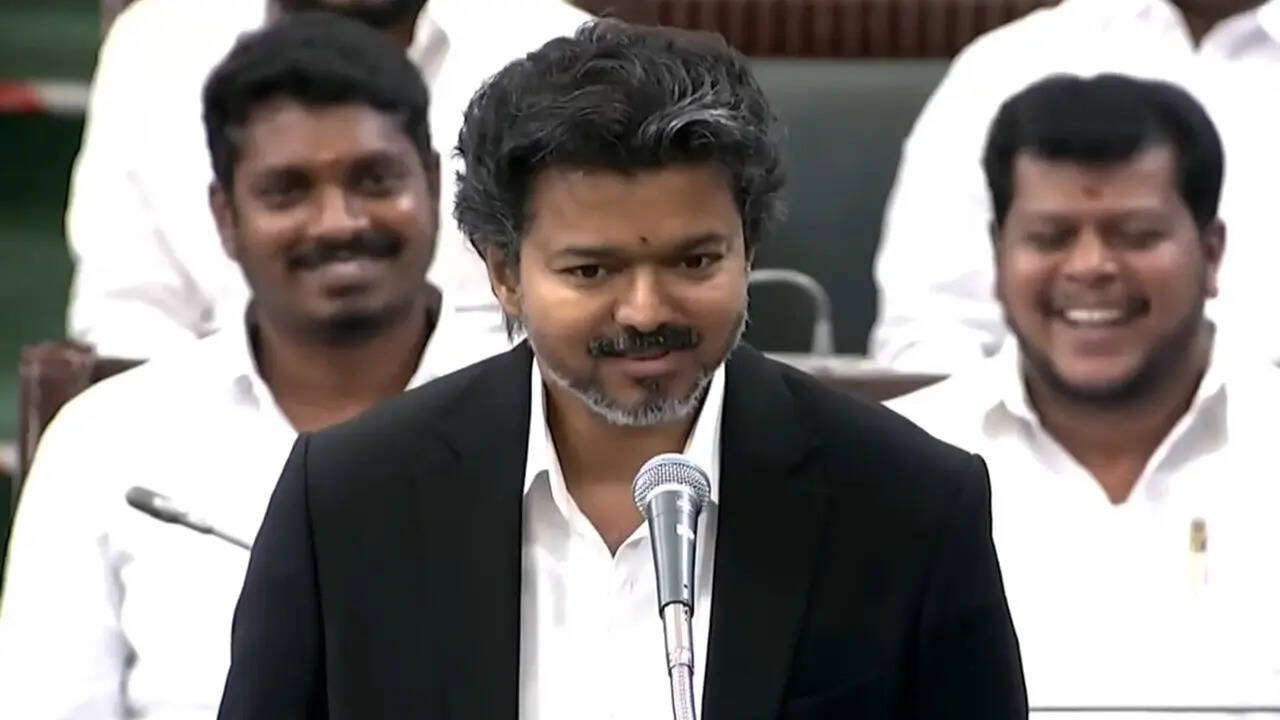 'Mocked as actor's party': TN CM Vijay hits back at critics over 'reel ...