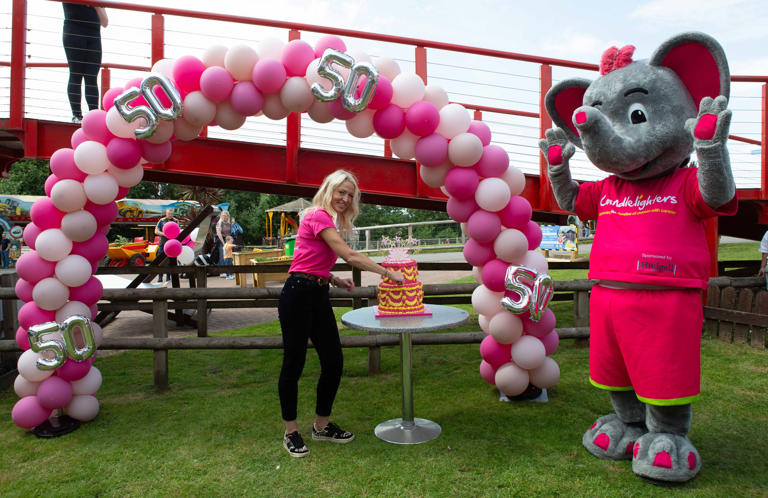 Children with cancer celebrate 50 years of Candlelighters at Diggerland