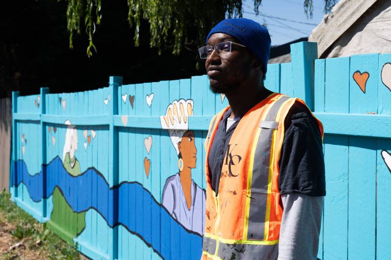 Local students help create murals to celebrate culture, combat graffiti