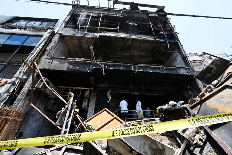 Single exit, height loophole, pending demolition order: Lucknow fire ...