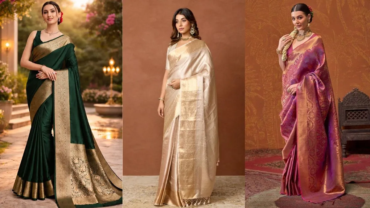 5 Kanchipuram-style silk sarees for South Indian brides that will add ...