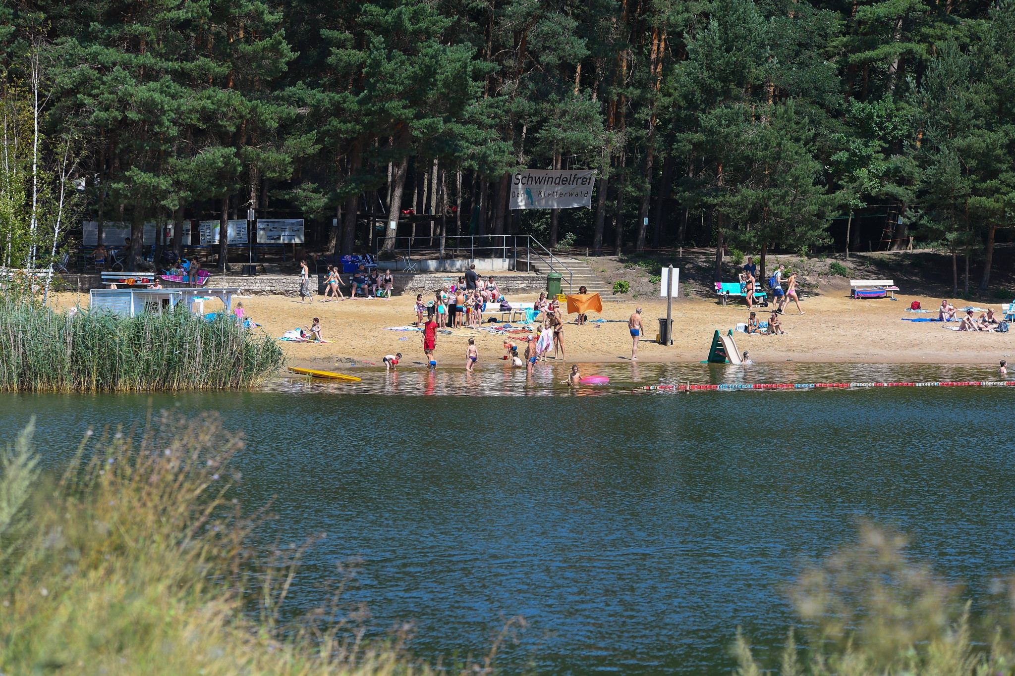 Wer kein Deutsch spricht, darf hier nicht baden