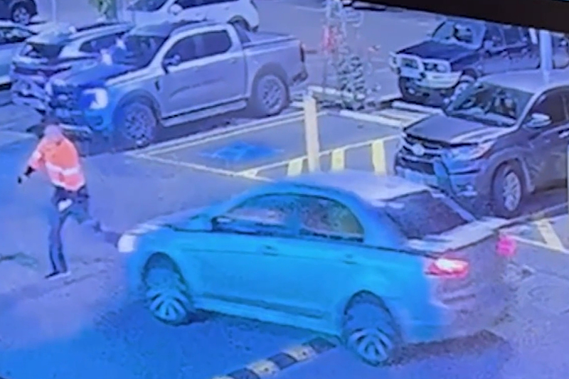 Hunt for driver after man left for dead in car park hit-run