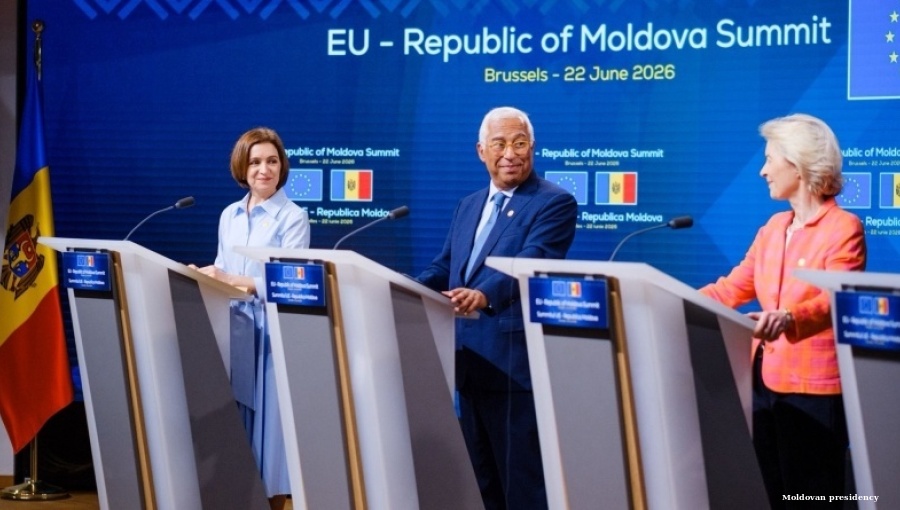 EU leaders reaffirm Moldova’s future in bloc at Brussels summit