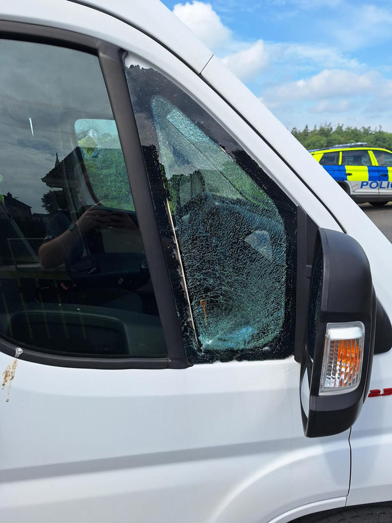 Male smashed windows and shouted abuse while attacking safety camera ...