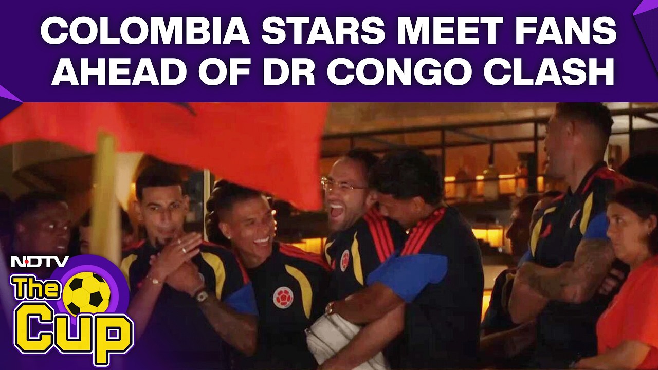 FIFA World Cup | Colombia players greet fans in Mexico ahead of match ...