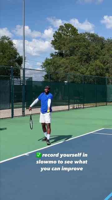 Serve tips for better accuracy and power