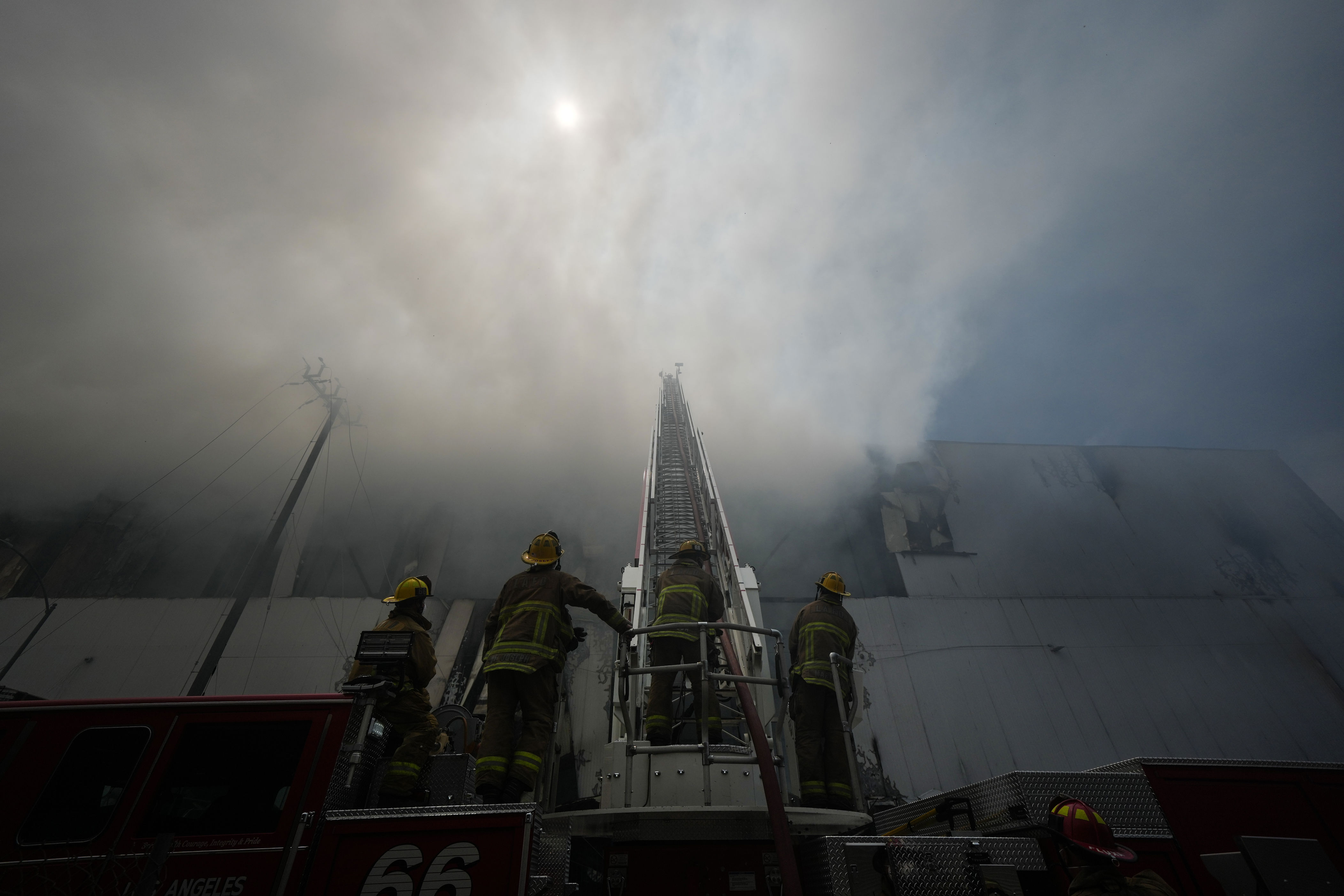 California governor declares emergency over massive Boyle Heights fire