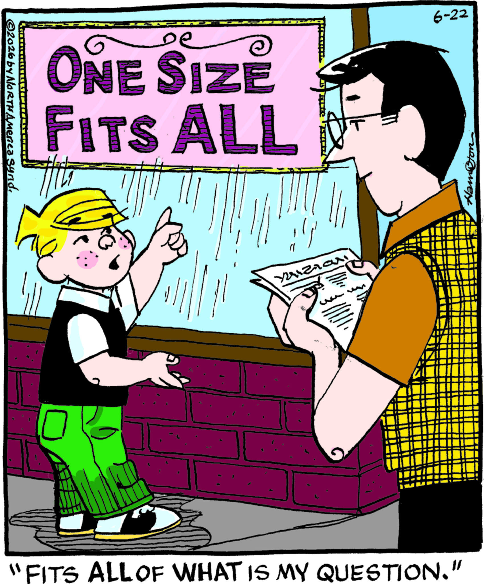 Dennis the Menace by H Ketcham, M Hamilton & R Ferdinand