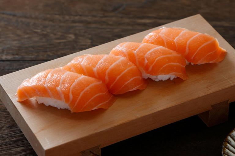 What if sushi became sumo wrestlers? Meet “Salmon” from Sushi Sumo