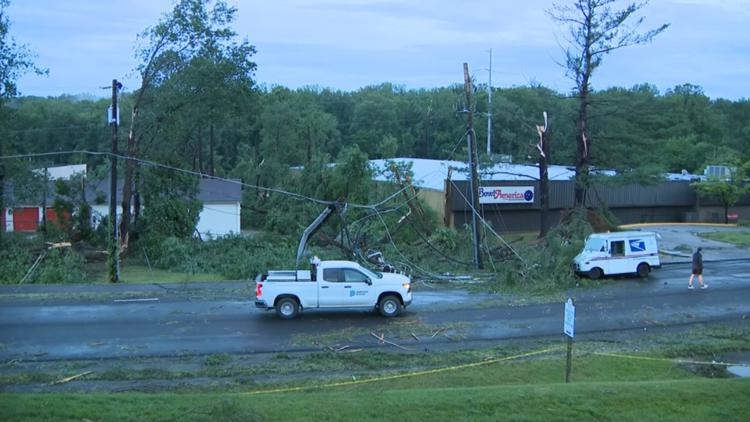 'The tree was down and we were trying to rescue the mailman' | Burke ...