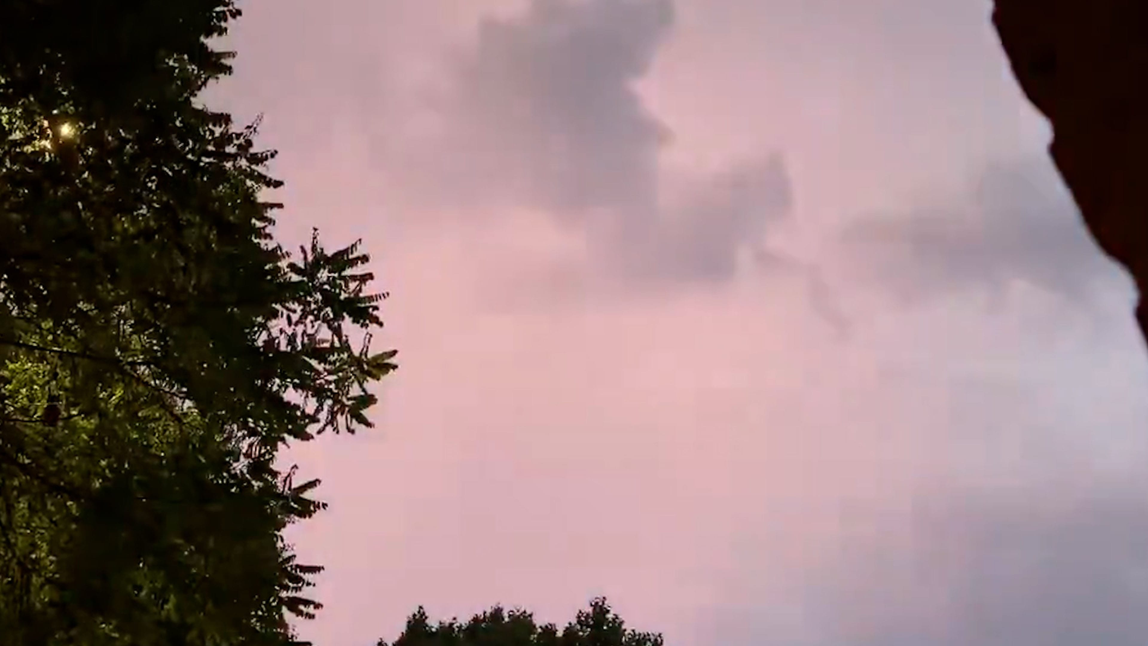 Thunderstorms bring lightning strikes and flash flooding to London