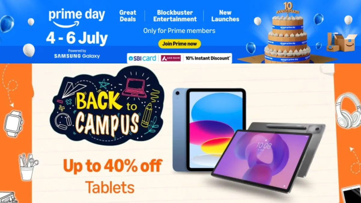 Amazon Prime Day Sale 2026: Tablet deals to watch for students, office ...