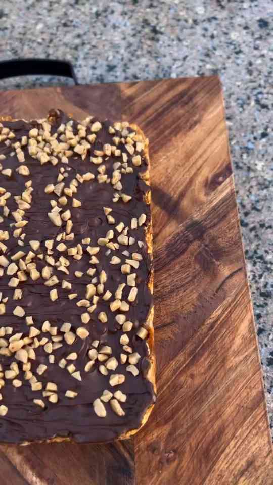 Drumstick Rice Krispy Bars With Chocolate Peanut Flavor
