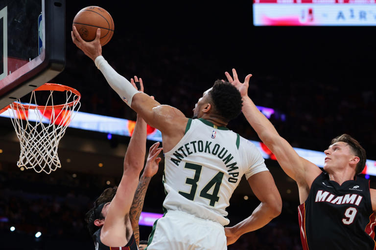 Report: Longtime Warriors target Giannis Antetokounmpo traded to Heat