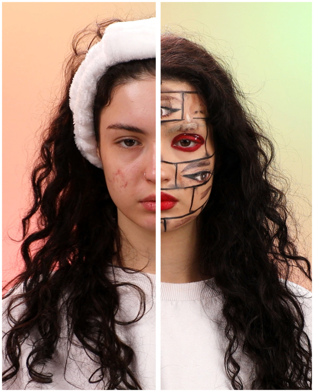 Makeup that plays tricks on the eyes! 👁️