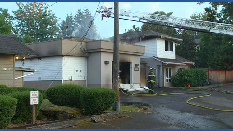 Fire in South Seattle synagogue's garage spreads to residential building