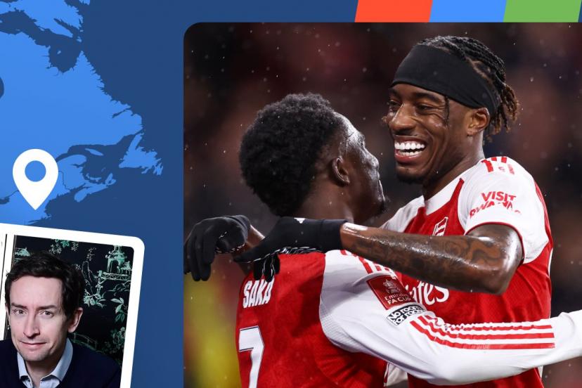 Saka and Madueke, friends and rivals for a spot on the right flank