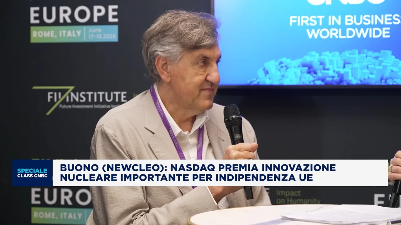FII 2026, Buono (Newcleo): nucleare leva per autonomia energetica europea