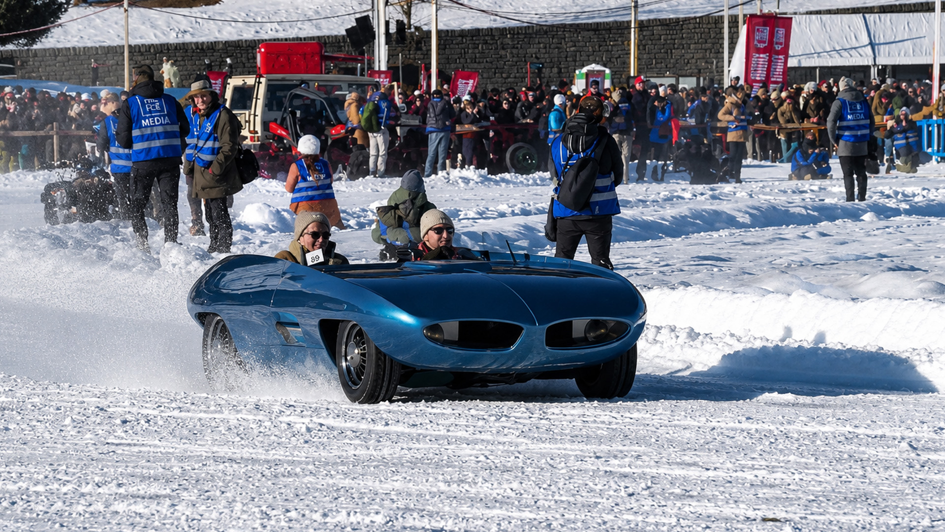 Rare Pontiac Vivant 77 glides across the snow
