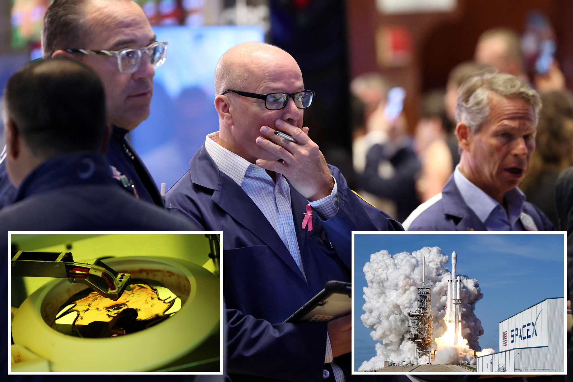 Tech, chip stocks deepen losses as SpaceX briefly dips below IPO price