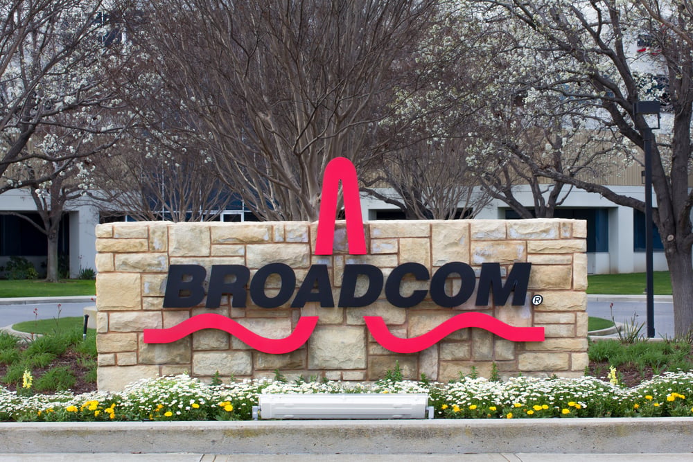 What's going on with Broadcom stock Tuesday?