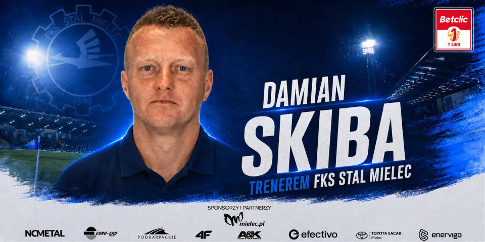 Damian Skiba oficjalnie trenerem Stali Mielec. Wychowanek wraca do ...