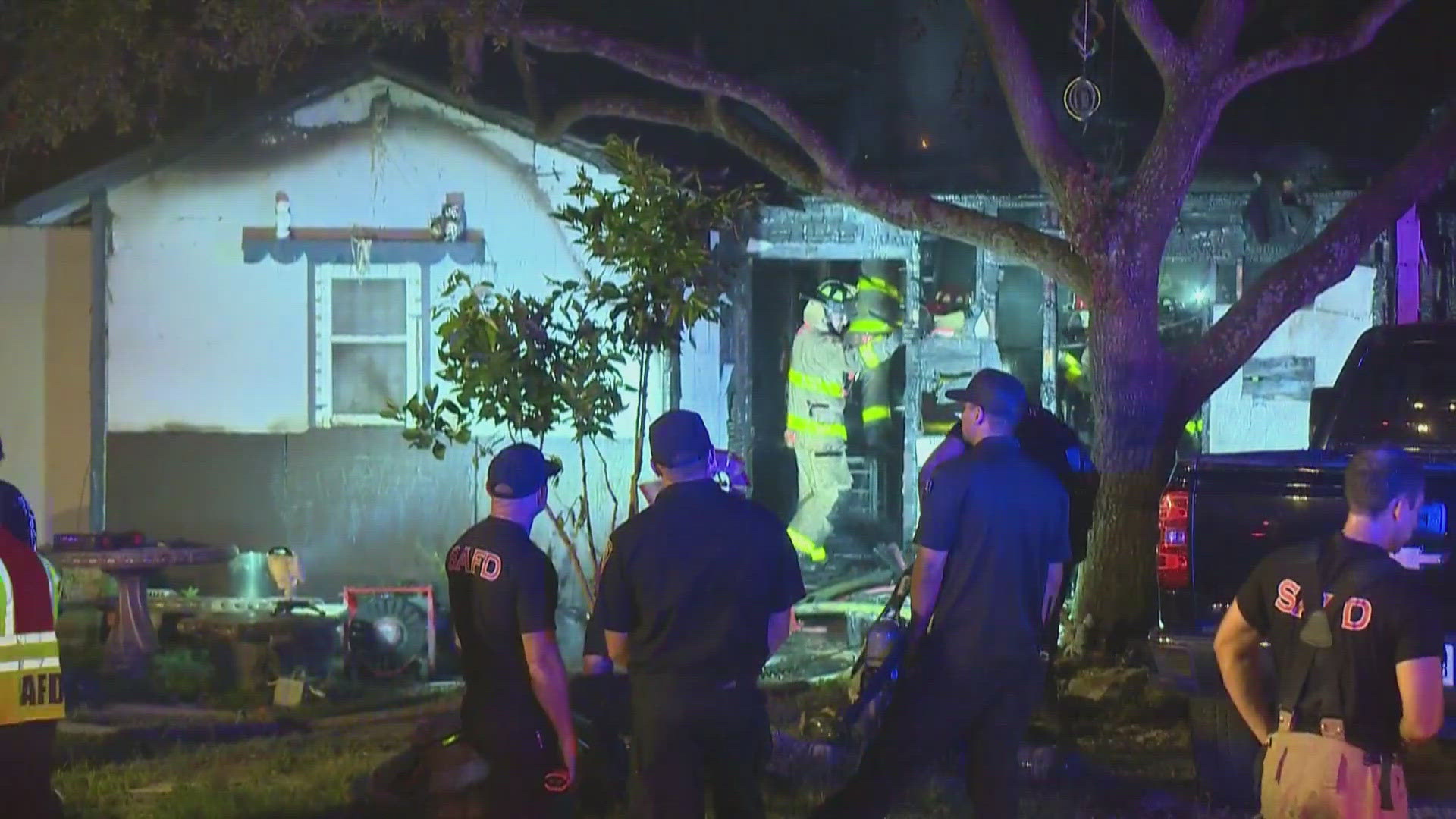 SAFD: Electrical fire destroys southeast-side family home