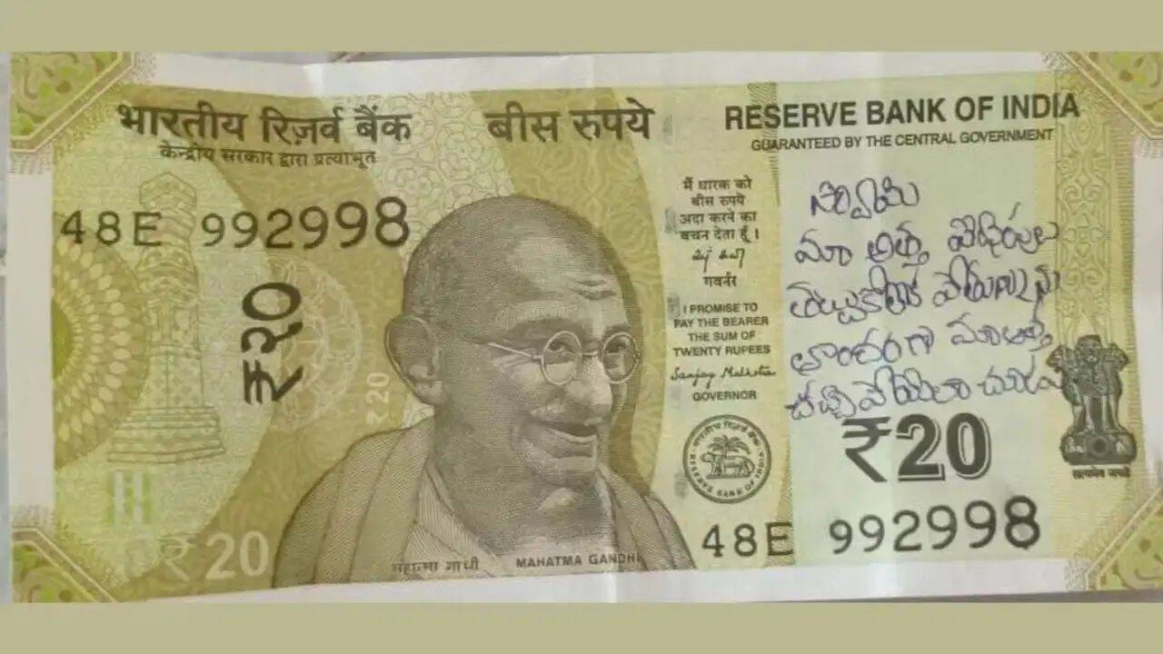 Make sure she dies soon: Devotee leaves shocking wish for aunt on ₹20 ...