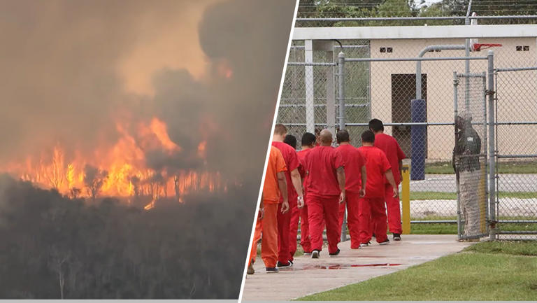 ICE traslada detenidos de Krome por incendios en Miami-Dade