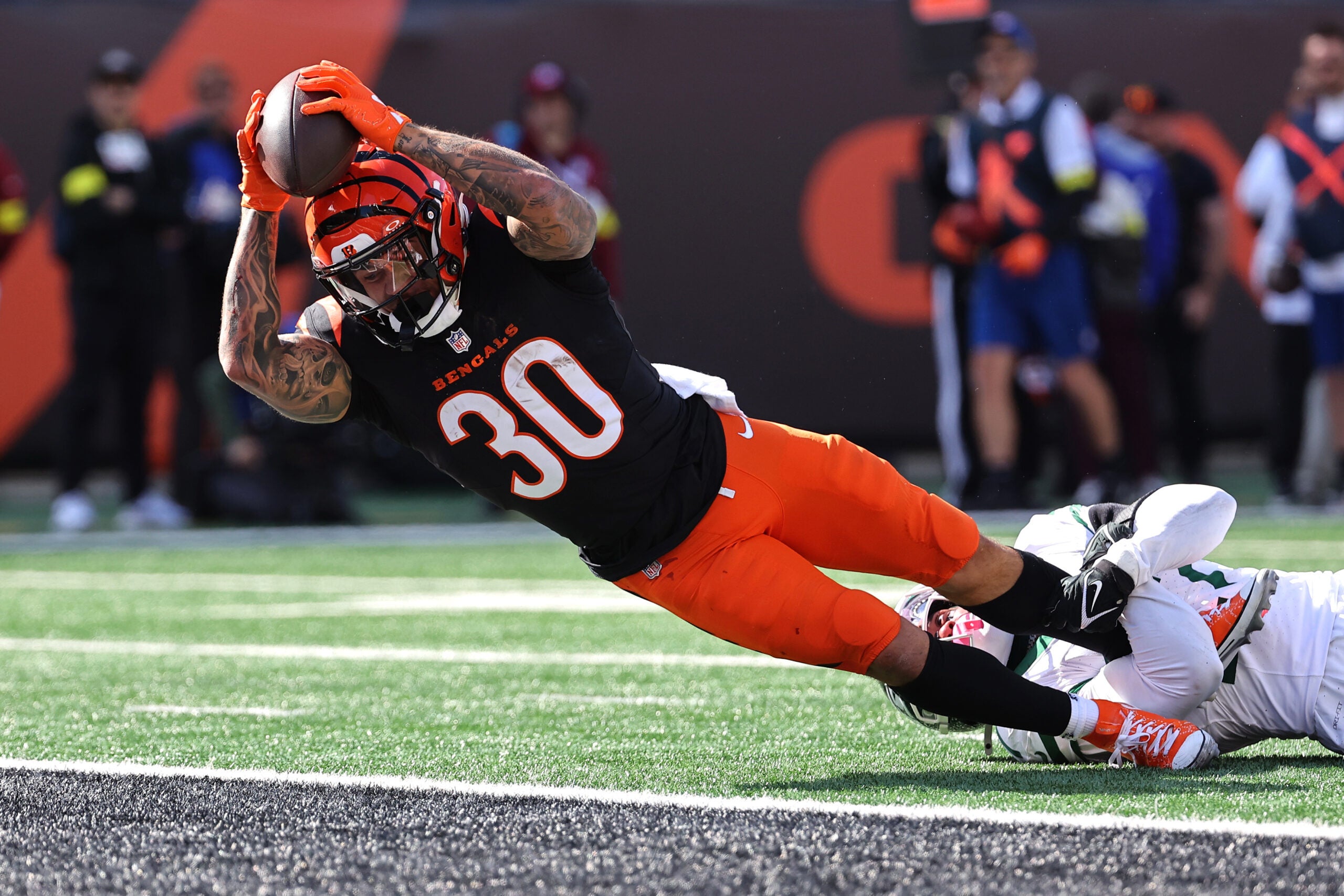 Bengals depth chart preview: Running back room follows Chase Brown's ...