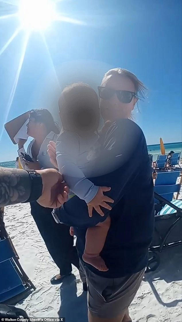 Parents banned from Florida county after leaving baby on beach