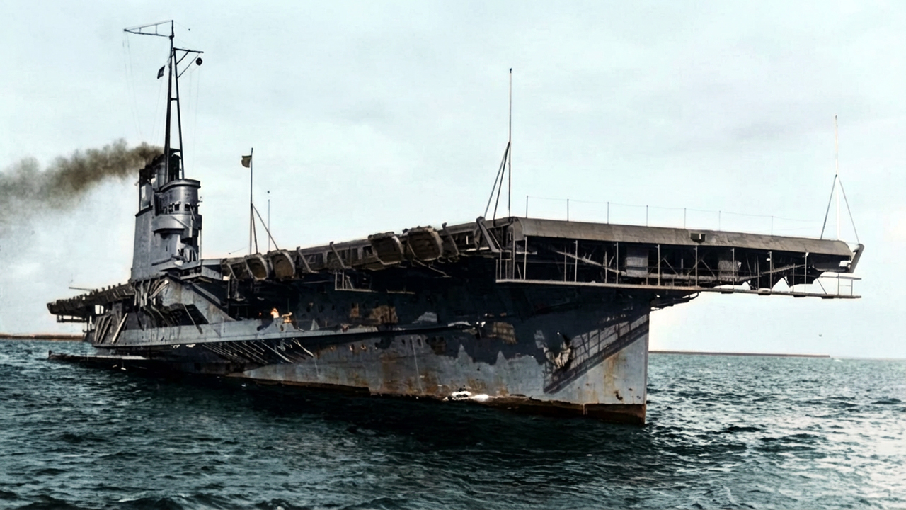 The luxury lake steamer turned into America’s weirdest aircraft carrier