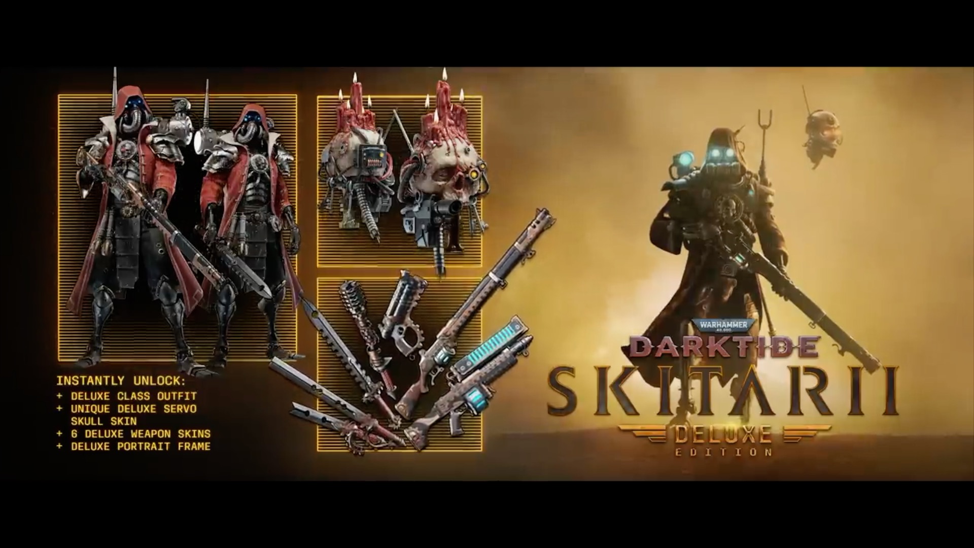 Warhammer 40,000 Darktide official Skitarii class release date trailer