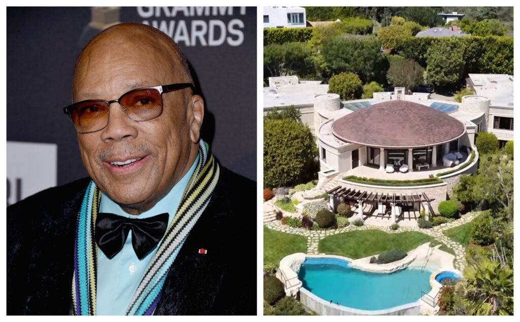 Inside Quincy Jones’ massive Bel-Air mansion, now up for grabs