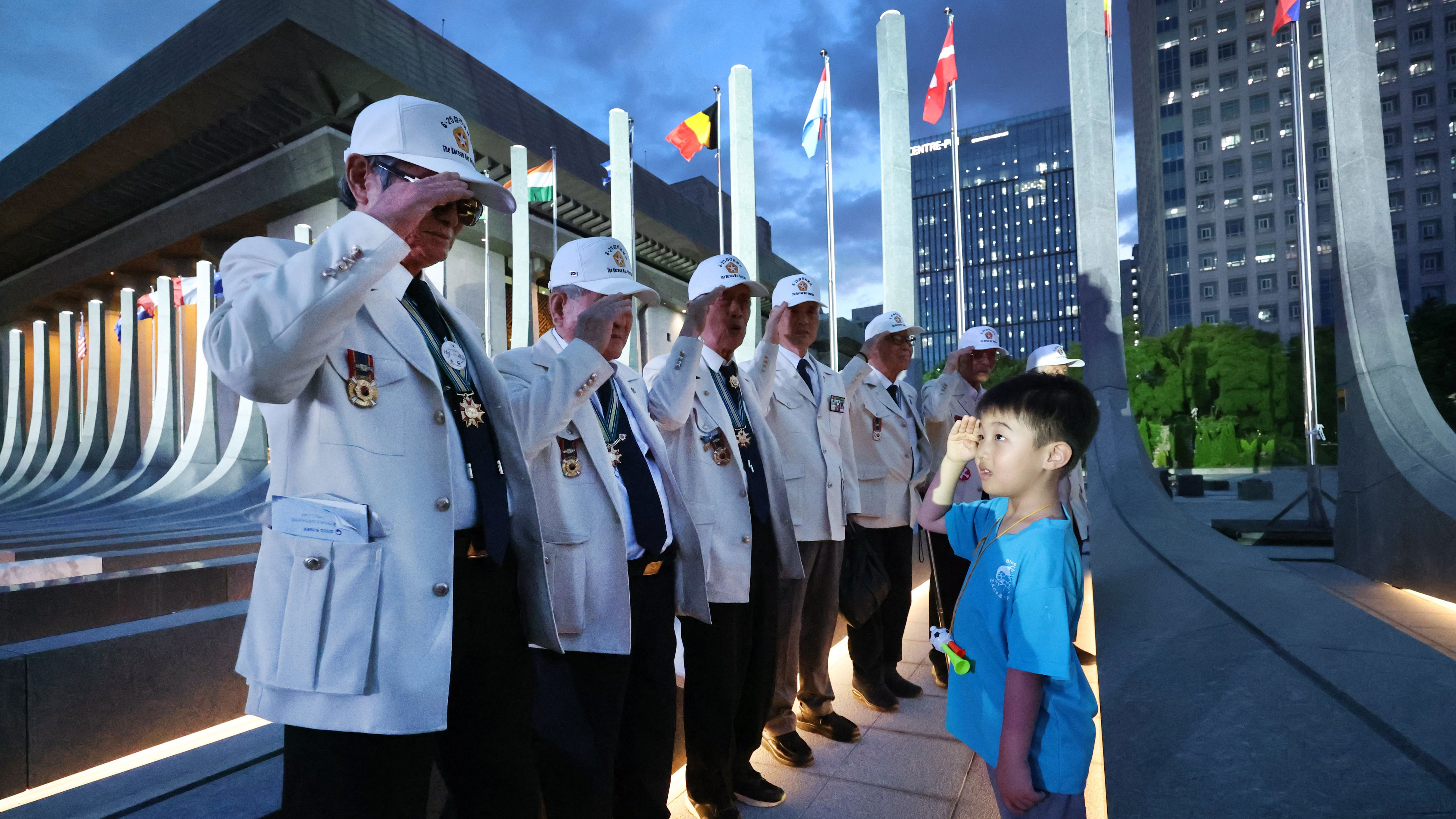 Garden of gratitude honors 23 nations in first night ceremony