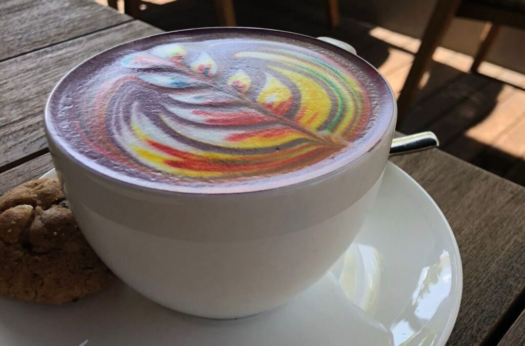 Would you try rainbow coffee? This café’s colorful drink is going viral