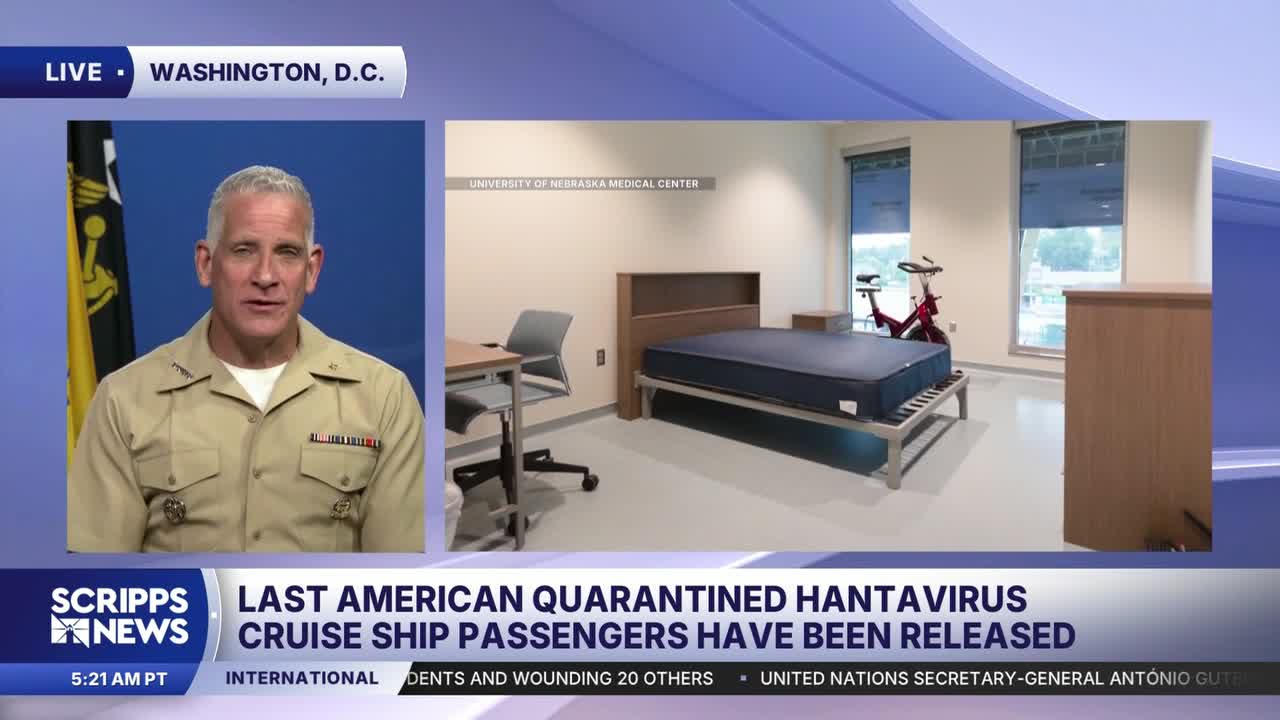 Last American who was quarantined after cruise ship outbreak goes home