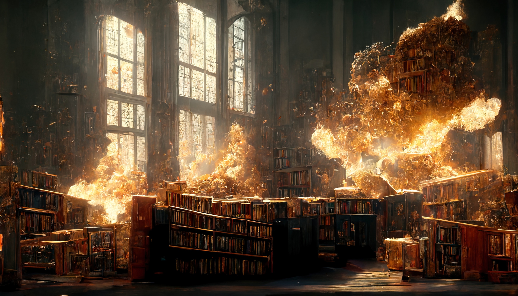 32 libraries burned on purpose to erase a culture’s memory