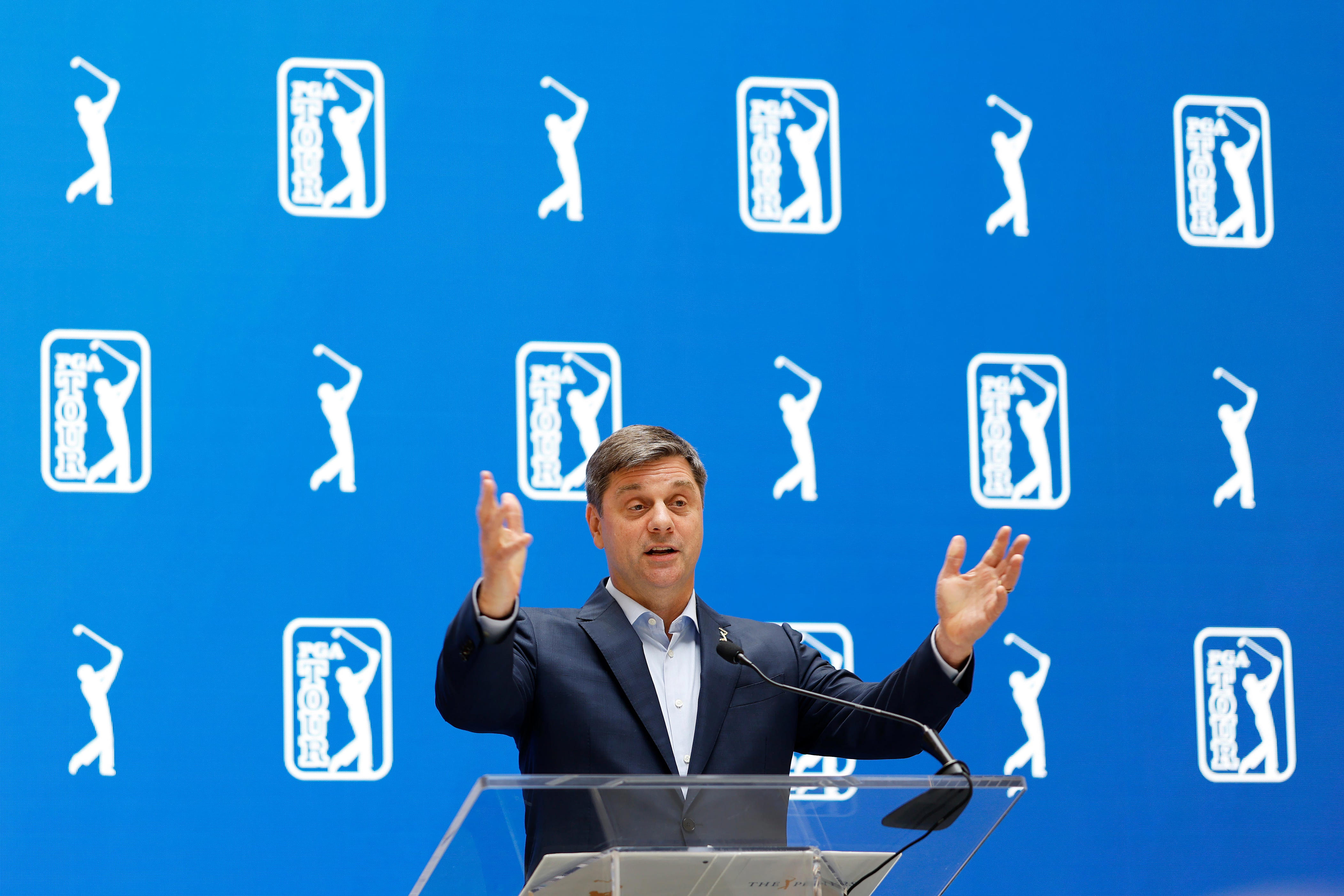 How will promotion and relegation work in the PGA Tour's new system?