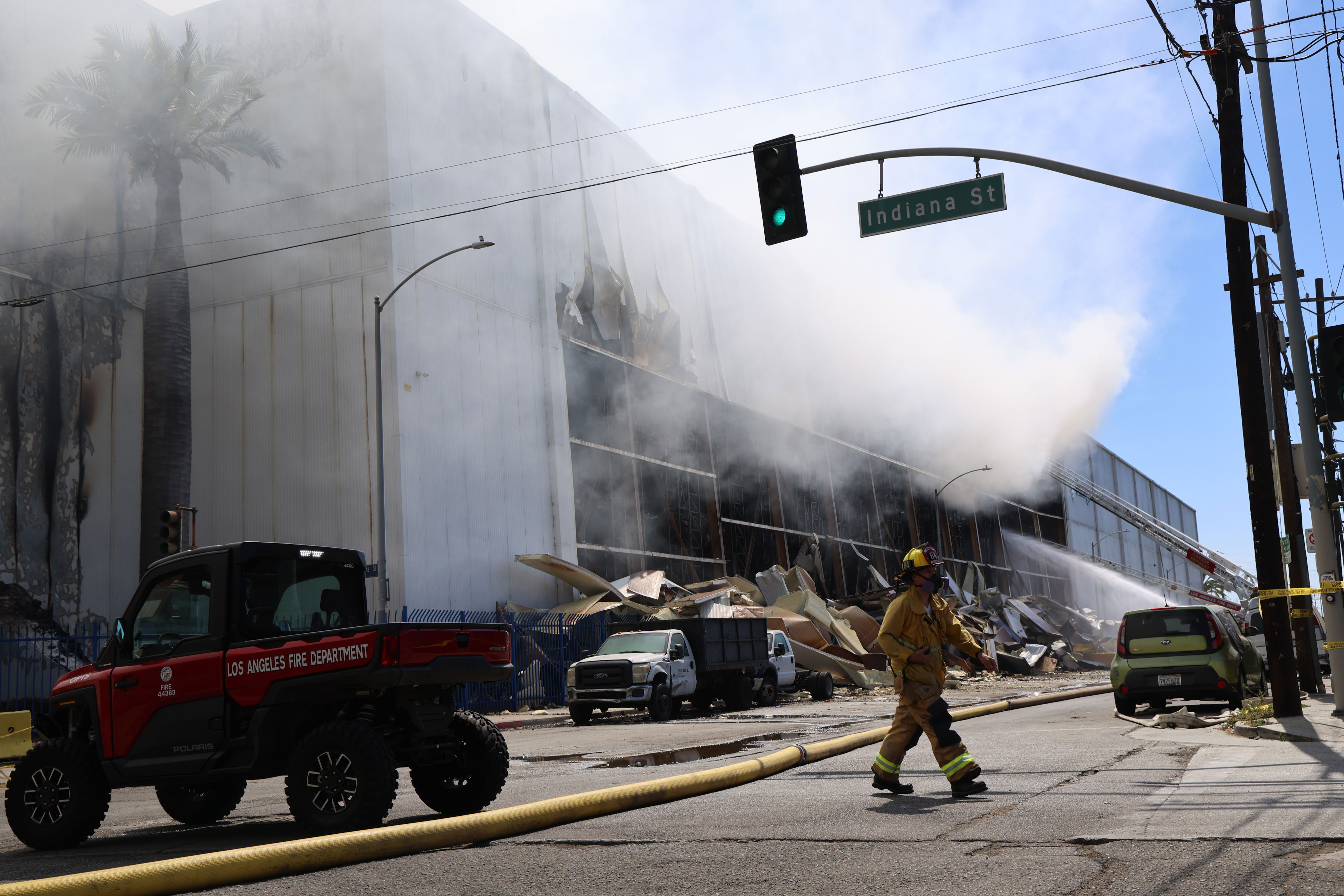 LAFD expects to put out nearly week-long Boyle Heights fire in coming days