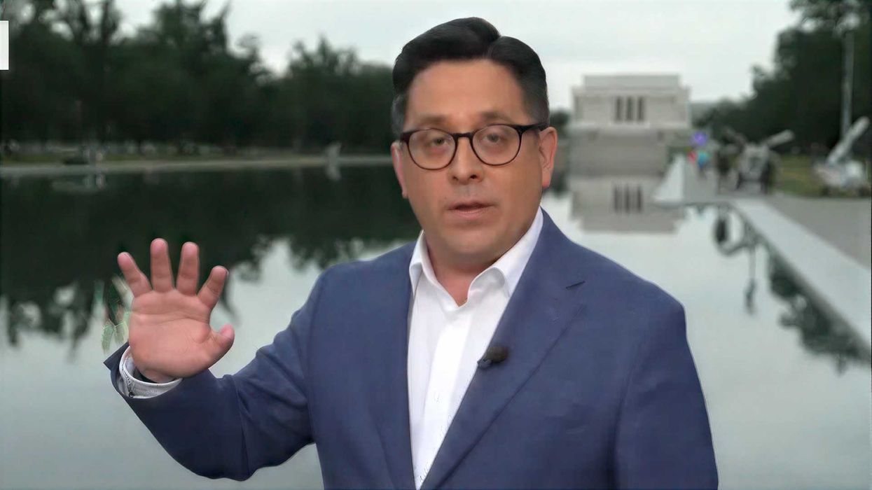 New CBS reflecting pool probe finds 'no sign' of Trump knife slash
